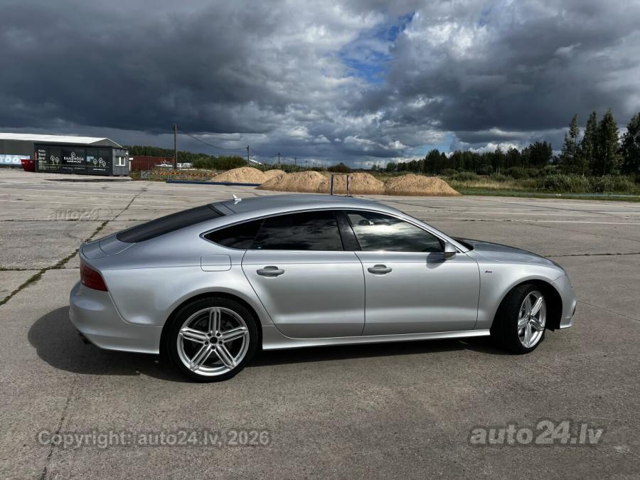 Grey Audi A7 Sportback 2013 in Tartu, with an engine capacity of 3.00 L and mileage of 211 thousand km for 15600 €, photo 6 on AUTOMOTO.COM.LV