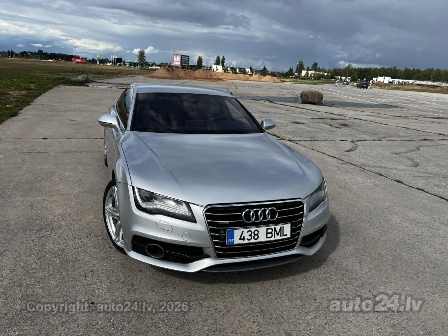 Grey Audi A7 Sportback 2013 in Tartu, with an engine capacity of 3.00 L and mileage of 211 thousand km for 15600 €, photo 8 on AUTOMOTO.COM.LV