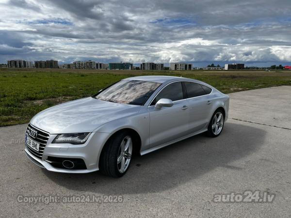 Grey Audi A7 Sportback 2013 in Tartu, with an engine capacity of 3.00 L and mileage of 211 thousand km for 15600 €, photo 10 on AUTOMOTO.COM.LV
