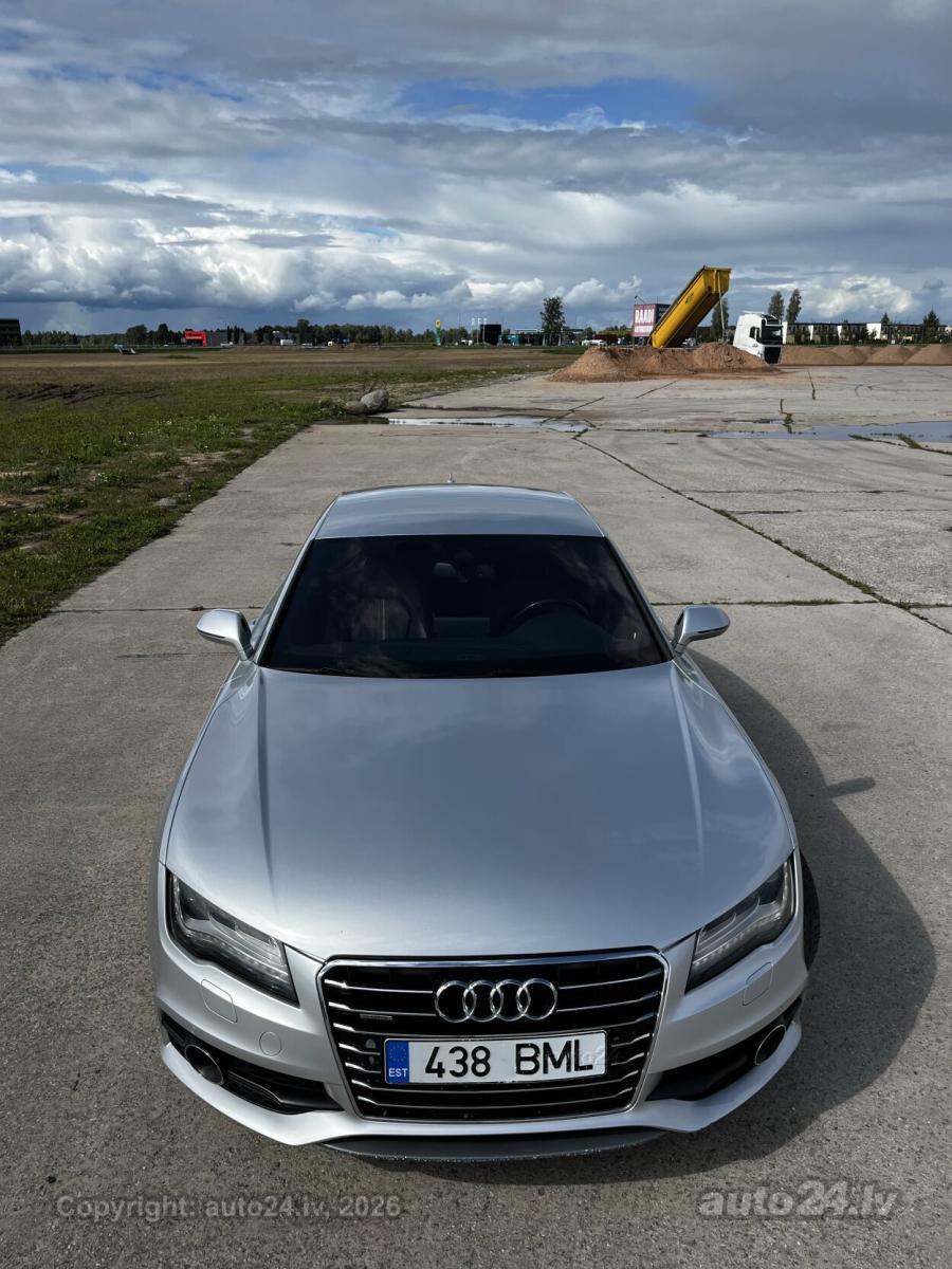 Grey Audi A7 Sportback 2013 in Tartu, with an engine capacity of 3.00 L and mileage of 211 thousand km for 15600 €, photo 19 on AUTOMOTO.COM.LV