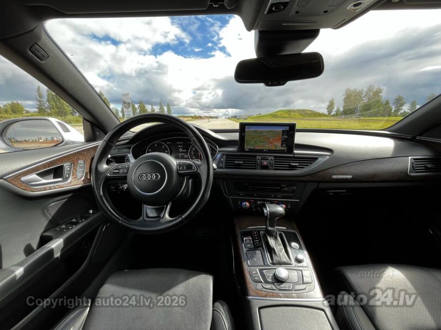 Grey Audi A7 Sportback 2013 in Tartu, with an engine capacity of 3.00 L and mileage of 211 thousand km for 15600 €, photo 29 on AUTOMOTO.COM.LV