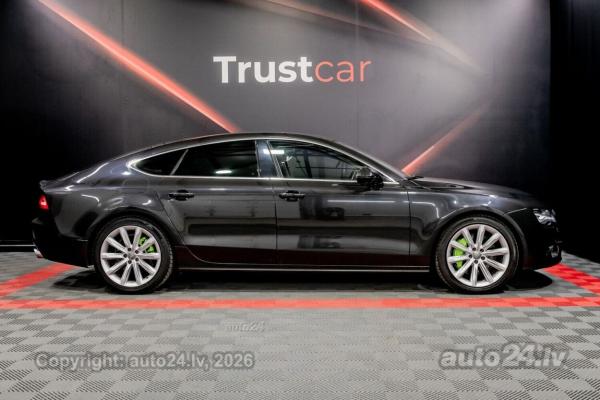 Grey Audi A7 Sportback 2013 in Parnu, with an engine capacity of 3.00 L and mileage of 221 thousand km for 15900 €, photo 8 on AUTOMOTO.COM.LV