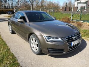 Pelēks Audi A7 Sportback 2013 Ogre, ar dzinēja tilpumu 3.00 L un nobraukumu 258 tūkst. km par 12000 €, foto  vietnē AUTOMOTO.COM.LV