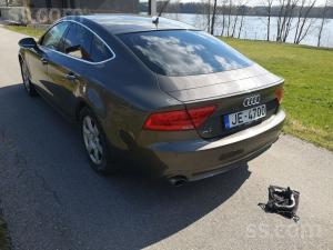Pelēks Audi A7 Sportback 2013 Ogre, ar dzinēja tilpumu 3.00 L un nobraukumu 258 tūkst. km par 12000 €, foto 5 vietnē AUTOMOTO.COM.LV