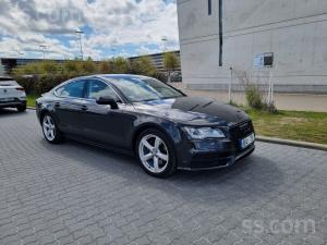 Grey Audi A7 Sportback 2014 in Riga, with an engine capacity of 3.00 L and mileage of 143 thousand km for 13499 €, photo 4 on AUTOMOTO.COM.LV