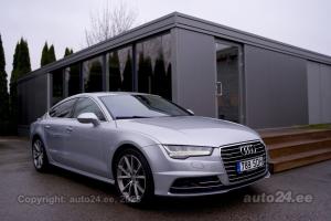 Pelēks Audi A7 Sportback 2014 Tallina, ar dzinēja tilpumu 3.00 L un nobraukumu 225 tūkst. km par 20490 €, foto  vietnē AUTOMOTO.COM.LV