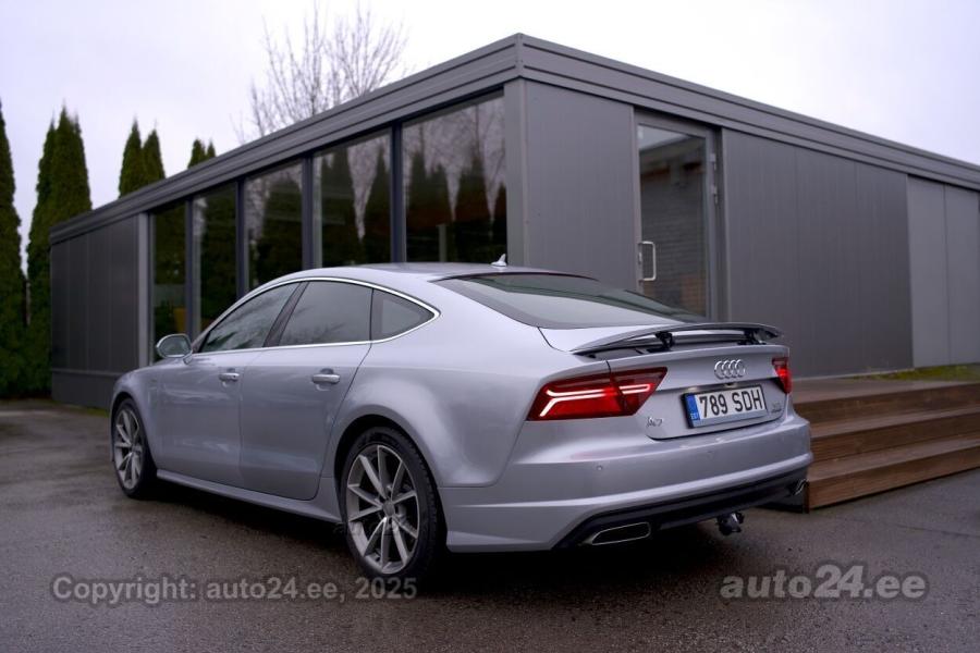 Pelēks Audi A7 Sportback 2014 Tallina, ar dzinēja tilpumu 3.00 L un nobraukumu 225 tūkst. km par 20490 €, foto 2 vietnē AUTOMOTO.COM.LV