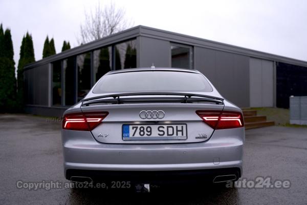 Pelēks Audi A7 Sportback 2014 Tallina, ar dzinēja tilpumu 3.00 L un nobraukumu 225 tūkst. km par 20490 €, foto 4 vietnē AUTOMOTO.COM.LV