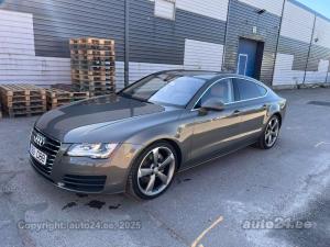 Grey Audi A7 Sportback 2014 in Tallinn, with an engine capacity of 3.00 L and mileage of 140 thousand km for 15000 €, photo  on AUTOMOTO.COM.LV