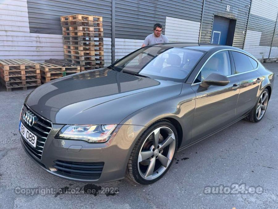 Pelēks Audi A7 Sportback 2014 Tallina, ar dzinēja tilpumu 3.00 L un nobraukumu 140 tūkst. km par 15000 €, foto 14 vietnē AUTOMOTO.COM.LV