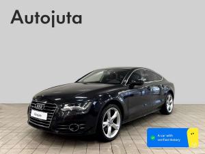 Pelēks Audi A7 Sportback 2014 Kauņa, ar dzinēja tilpumu 2.97 L un nobraukumu 214 tūkst. km par 16800 €, foto  vietnē AUTOMOTO.COM.LV