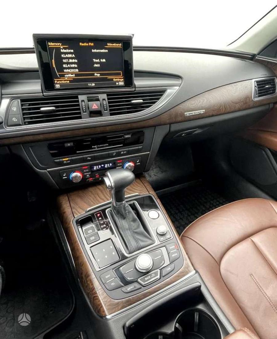 Pelēks Audi A7 Sportback 2014 Kauņa, ar dzinēja tilpumu 2.97 L un nobraukumu 214 tūkst. km par 16800 €, foto 10 vietnē AUTOMOTO.COM.LV