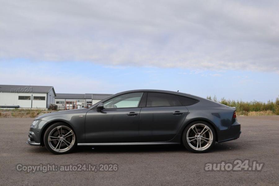 Grey Audi A7 Sportback 2014 in Valga, with an engine capacity of 3.00 L and mileage of 270 thousand km for 24900 €, photo 4 on AUTOMOTO.COM.LV