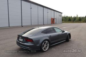 Grey Audi A7 Sportback 2014 in Valga, with an engine capacity of 3.00 L and mileage of 270 thousand km for 24900 €, photo 7 on AUTOMOTO.COM.LV