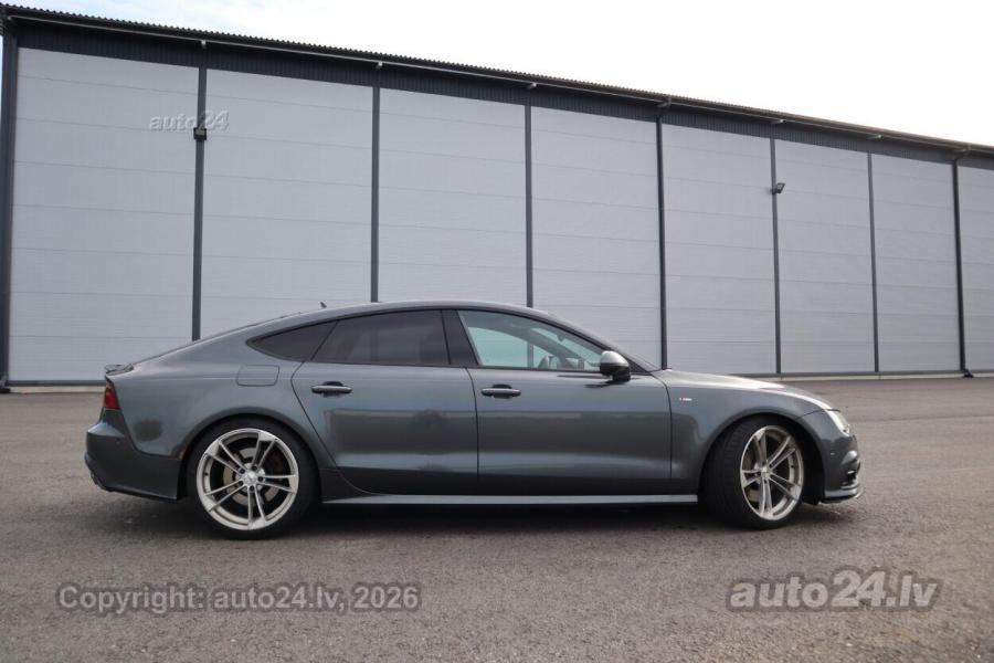 Grey Audi A7 Sportback 2014 in Valga, with an engine capacity of 3.00 L and mileage of 270 thousand km for 24900 €, photo 8 on AUTOMOTO.COM.LV