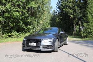 Grey Audi A7 Sportback 2014 in Valga, with an engine capacity of 3.00 L and mileage of 270 thousand km for 24900 €, photo 9 on AUTOMOTO.COM.LV