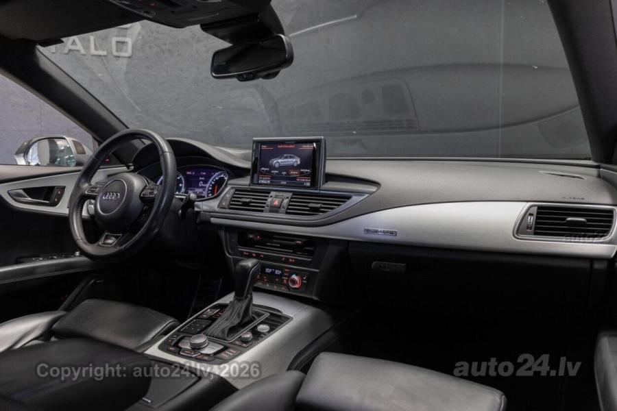 Grey Audi A7 Sportback 2014 in Valga, with an engine capacity of 3.00 L and mileage of 270 thousand km for 24900 €, photo 14 on AUTOMOTO.COM.LV