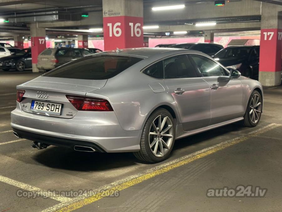 Grey Audi A7 Sportback 2014 in Tallinn, with an engine capacity of 3.00 L and mileage of 236 thousand km for 15990 €, photo 4 on AUTOMOTO.COM.LV