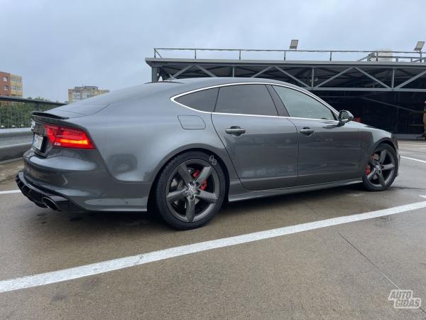 Pelēks Audi A7 Sportback 2014 Šauļi, ar dzinēja tilpumu 3.00 L un nobraukumu 185 tūkst. km par 16500 €, foto 5 vietnē AUTOMOTO.COM.LV