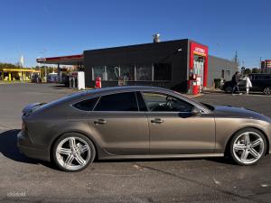 Grey Audi A7 Sportback 2014 in Narva, with an engine capacity of 0.20 L and mileage of 214 thousand km for 21000 €, photo 15 on AUTOMOTO.COM.LV