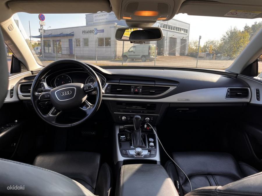 Grey Audi A7 Sportback 2014 in Narva, with an engine capacity of 0.20 L and mileage of 214 thousand km for 21000 €, photo 20 on AUTOMOTO.COM.LV