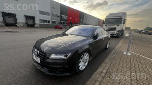 Pelēks Audi A7 Sportback 2014 Rīga, ar dzinēja tilpumu 3.00 L un nobraukumu 270 tūkst. km par 22500 €, foto  vietnē AUTOMOTO.COM.LV