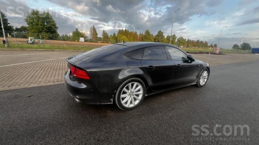 Pelēks Audi A7 Sportback 2014 Rīga, ar dzinēja tilpumu 3.00 L un nobraukumu 270 tūkst. km par 22500 €, foto 5 vietnē AUTOMOTO.COM.LV