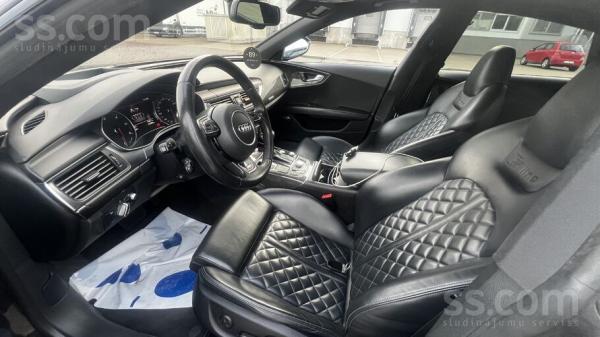 Pelēks Audi A7 Sportback 2014 Rīga, ar dzinēja tilpumu 3.00 L un nobraukumu 270 tūkst. km par 22500 €, foto 5 vietnē AUTOMOTO.COM.LV