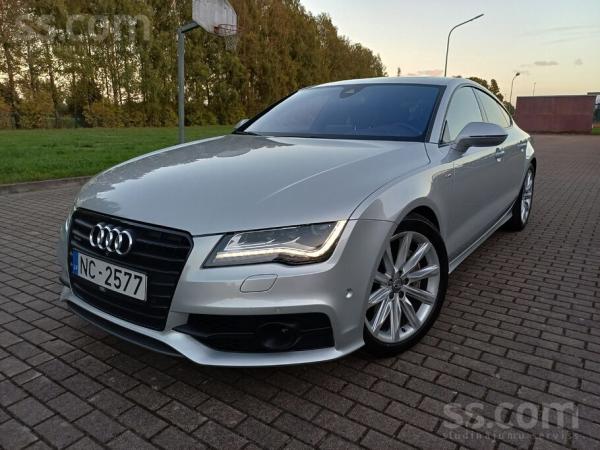 Pelēks Audi A7 Sportback 2014 Rīga, ar dzinēja tilpumu 3.00 L un nobraukumu 0 tūkst. km par 12990 €, foto 1 vietnē AUTOMOTO.COM.LV