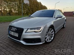 Grey Audi A7 Sportback 2014 in Riga, with an engine capacity of 3.00 L and mileage of 0 thousand km for 12990 €, photo  on AUTOMOTO.COM.LV