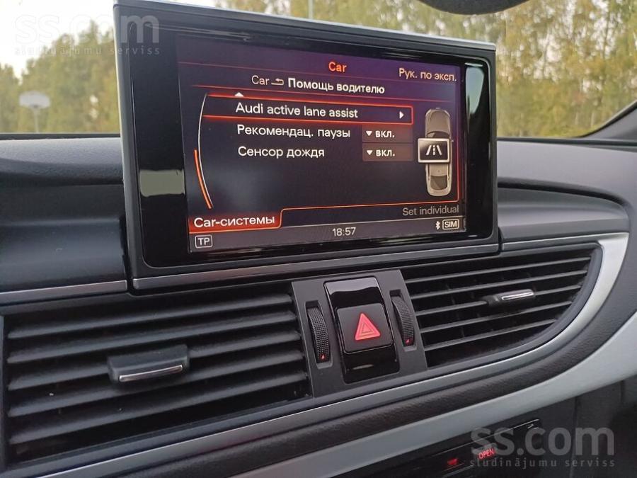 Серый Ауди А7 Спортбек 2014 в Рига, объемом двигателя 3.00 л и пробегом 0 тыс. км за 12990 €, фото 17 на AUTOMOTO.COM.LV
