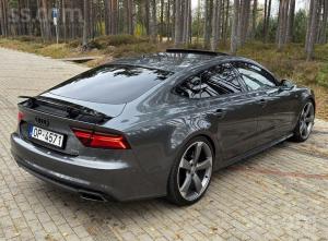 Grey Audi A7 Sportback 2014 in Talsi, with an engine capacity of 3.00 L and mileage of 266 thousand km for 19300 €, photo 4 on AUTOMOTO.COM.LV