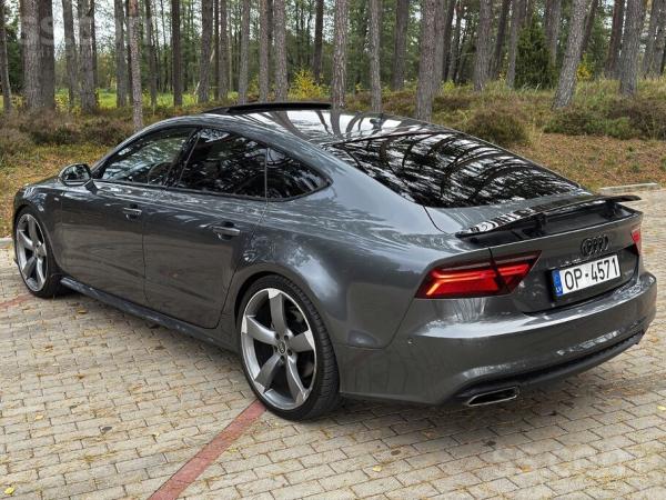 Pelēks Audi A7 Sportback 2014 Talsi, ar dzinēja tilpumu 3.00 L un nobraukumu 266 tūkst. km par 19300 €, foto 5 vietnē AUTOMOTO.COM.LV