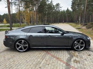 Grey Audi A7 Sportback 2014 in Talsi, with an engine capacity of 3.00 L and mileage of 266 thousand km for 19300 €, photo 6 on AUTOMOTO.COM.LV