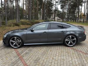 Grey Audi A7 Sportback 2014 in Talsi, with an engine capacity of 3.00 L and mileage of 266 thousand km for 19300 €, photo 7 on AUTOMOTO.COM.LV