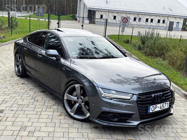 Pelēks Audi A7 Sportback 2014 Talsi, ar dzinēja tilpumu 3.00 L un nobraukumu 266 tūkst. km par 19300 €, foto 8 vietnē AUTOMOTO.COM.LV