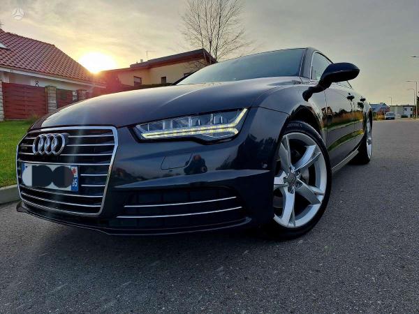 Pelēks Audi A7 Sportback 2015 Klaipėda, ar dzinēja tilpumu 3.00 L un nobraukumu 215 tūkst. km par 16200 €, foto 4 vietnē AUTOMOTO.COM.LV