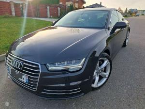 Grey Audi A7 Sportback 2015 in Klaipeda, with an engine capacity of 3.00 L and mileage of 215 thousand km for 16200 €, photo 7 on AUTOMOTO.COM.LV