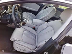 Grey Audi A7 Sportback 2015 in Klaipeda, with an engine capacity of 3.00 L and mileage of 215 thousand km for 16200 €, photo 19 on AUTOMOTO.COM.LV