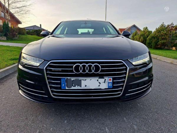 Pelēks Audi A7 Sportback 2015 Klaipėda, ar dzinēja tilpumu 3.00 L un nobraukumu 215 tūkst. km par 16300 €, foto 7 vietnē AUTOMOTO.COM.LV