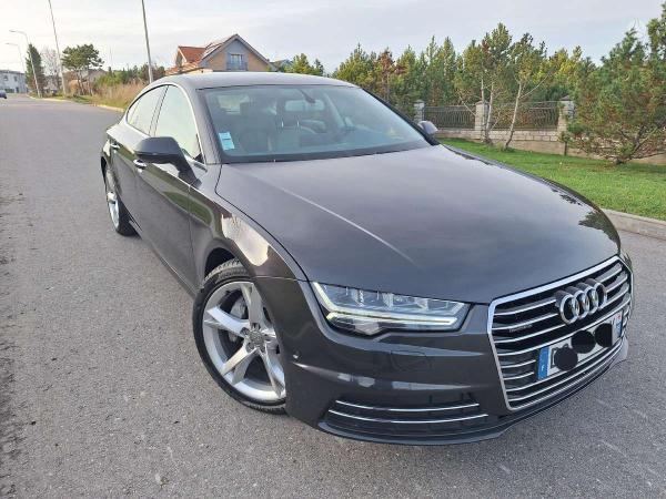 Pelēks Audi A7 Sportback 2015 Klaipėda, ar dzinēja tilpumu 3.00 L un nobraukumu 215 tūkst. km par 16300 €, foto 10 vietnē AUTOMOTO.COM.LV