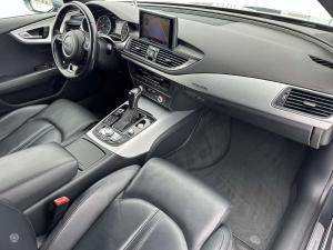 Grey Audi A7 Sportback 2015 in Vilnius, with an engine capacity of 2.97 L and mileage of 230 thousand km for 19450 €, photo 14 on AUTOMOTO.COM.LV