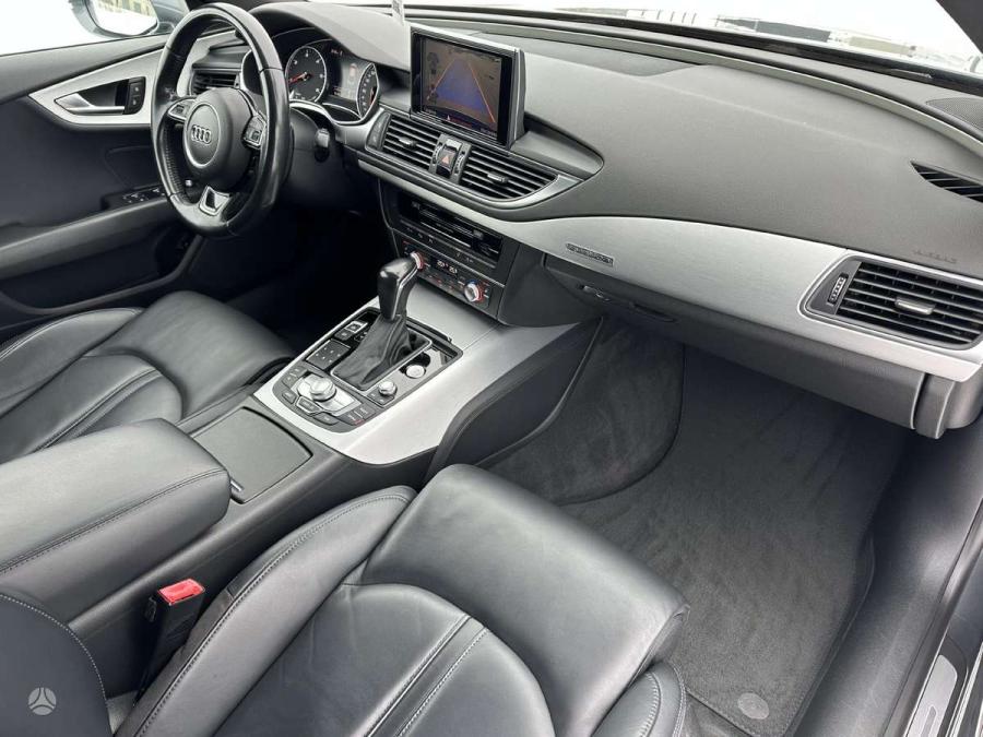Grey Audi A7 Sportback 2015 in Vilnius, with an engine capacity of 2.97 L and mileage of 230 thousand km for 19450 €, photo 14 on AUTOMOTO.COM.LV