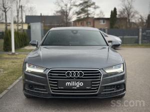 Pelēks Audi A7 Sportback 2015 Jelgava, ar dzinēja tilpumu 3.00 L un nobraukumu 195 tūkst. km par 19500 €, foto 3 vietnē AUTOMOTO.COM.LV