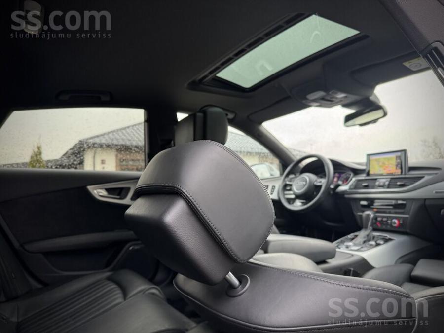 Pelēks Audi A7 Sportback 2015 Jelgava, ar dzinēja tilpumu 3.00 L un nobraukumu 195 tūkst. km par 19500 €, foto 16 vietnē AUTOMOTO.COM.LV