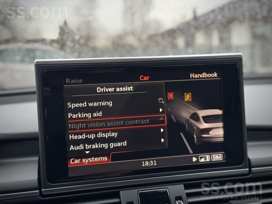 Pelēks Audi A7 Sportback 2015 Jelgava, ar dzinēja tilpumu 3.00 L un nobraukumu 195 tūkst. km par 19500 €, foto 26 vietnē AUTOMOTO.COM.LV