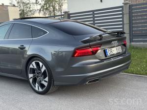 Pelēks Audi A7 Sportback 2015 Jelgava, ar dzinēja tilpumu 3.00 L un nobraukumu 195 tūkst. km par 19500 €, foto 5 vietnē AUTOMOTO.COM.LV