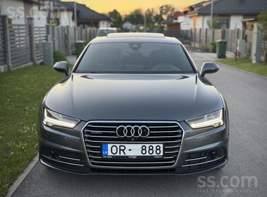 Pelēks Audi A7 Sportback 2015 Jelgava, ar dzinēja tilpumu 3.00 L un nobraukumu 195 tūkst. km par 19500 €, foto 6 vietnē AUTOMOTO.COM.LV