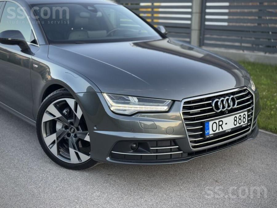 Pelēks Audi A7 Sportback 2015 Jelgava, ar dzinēja tilpumu 3.00 L un nobraukumu 195 tūkst. km par 19500 €, foto 8 vietnē AUTOMOTO.COM.LV