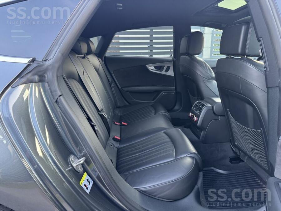 Pelēks Audi A7 Sportback 2015 Jelgava, ar dzinēja tilpumu 3.00 L un nobraukumu 195 tūkst. km par 19500 €, foto 17 vietnē AUTOMOTO.COM.LV